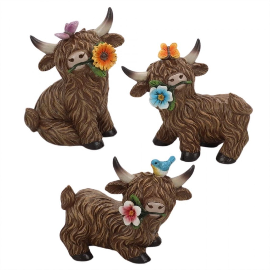 Resin Spring Highland Cow – Whatever Mudgee
