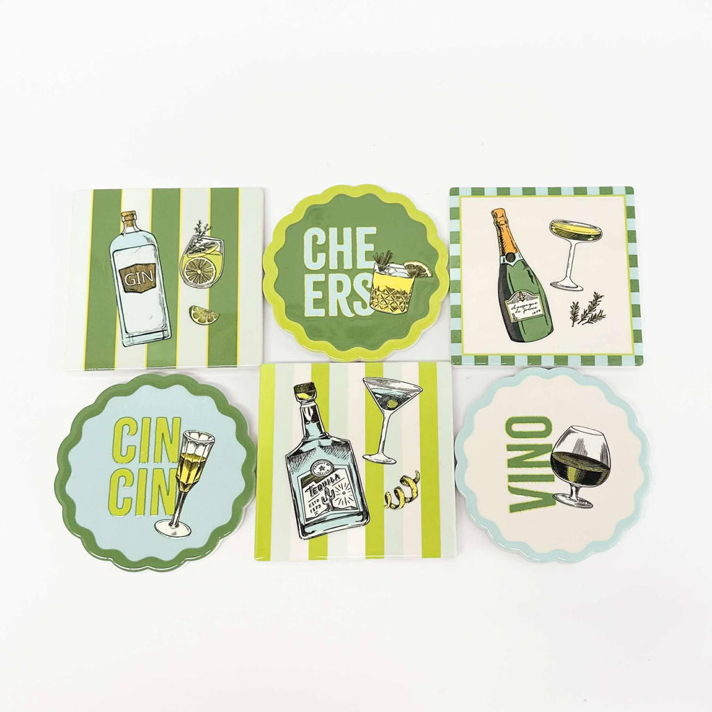 Gimlet Ceramic Coaster – Whatever Mudgee