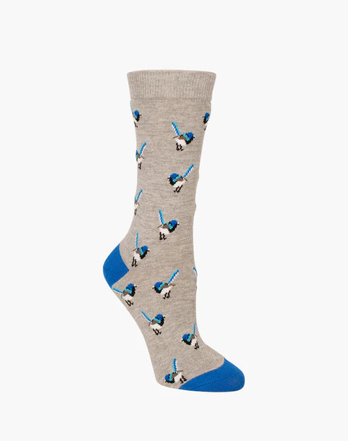 Blue Wren | Women's Bamboo Socks – Whatever Mudgee