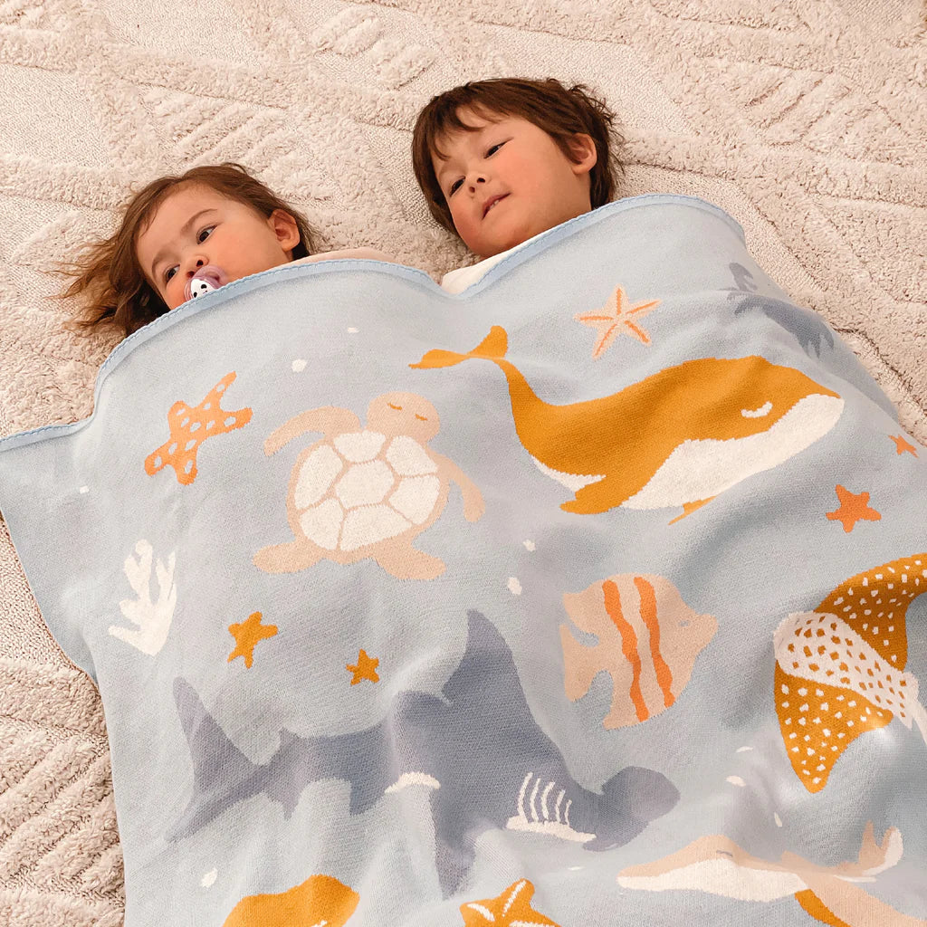 Ocean Creatures Blanket – Whatever Mudgee