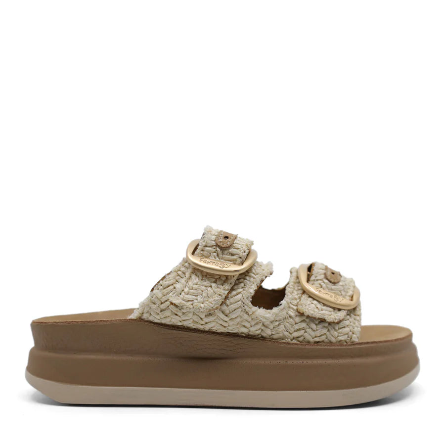 Fantasy Sandals Zefi | Vanilla Raffia – Whatever Mudgee