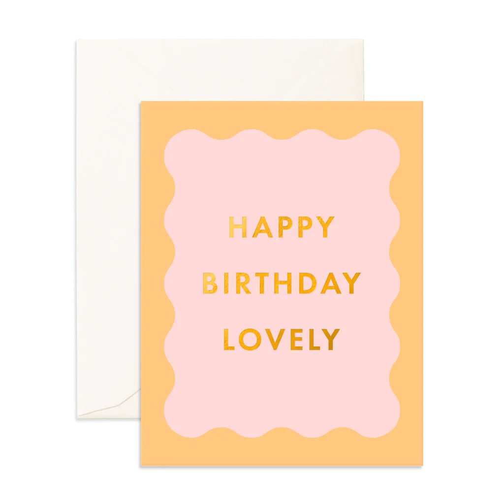 Birthday Lovely Wiggle Frame Greeting Card – Whatever Mudgee