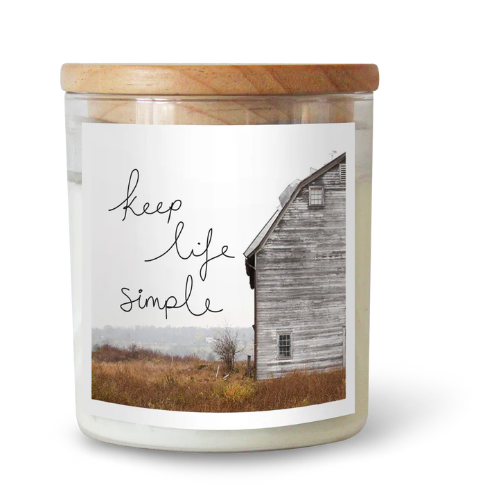 Keep Life Simple Candle – Whatever Mudgee