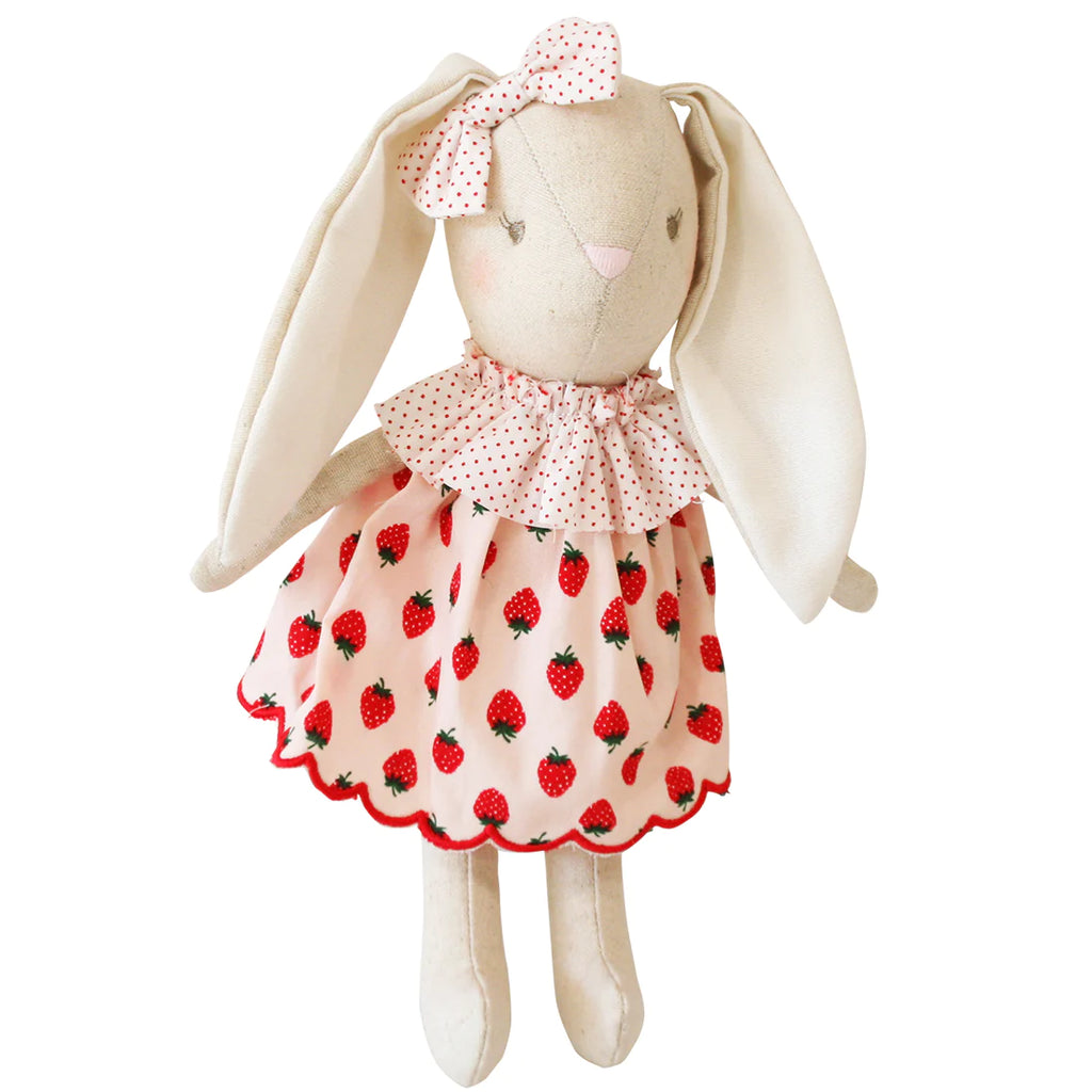 Aubrey Baby Bunny 27cm | Strawberries – Whatever Mudgee