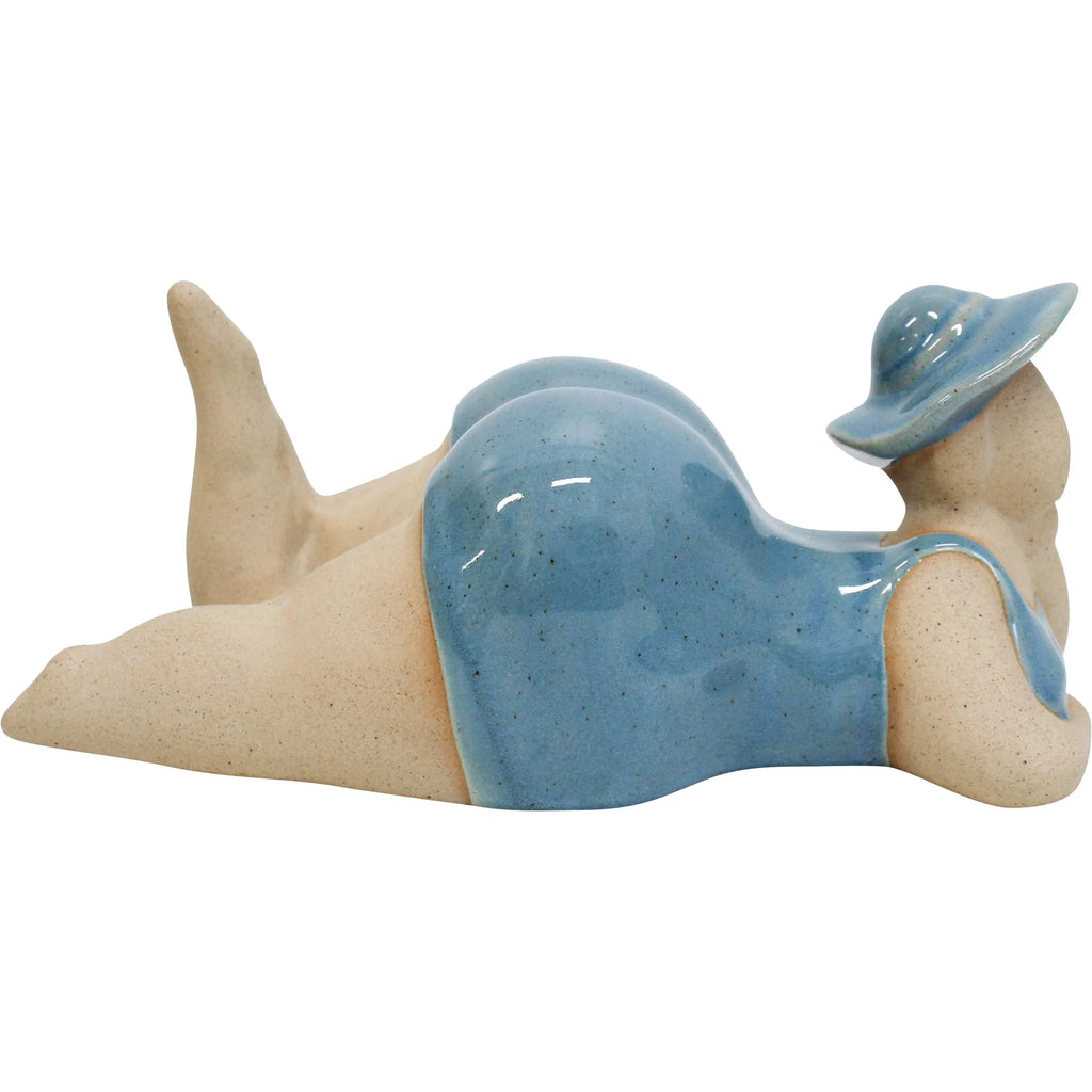 Sun Bathing Vintage Lady – Whatever Mudgee