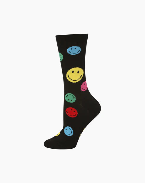 Smiley | Womens Bamboo Sock – Whatever Mudgee