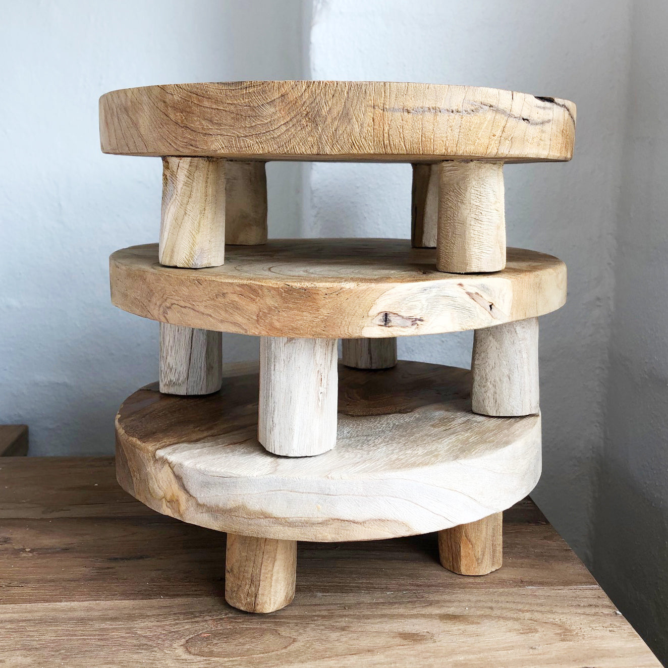 Eka Teak Footed Timber Tray – Whatever Mudgee